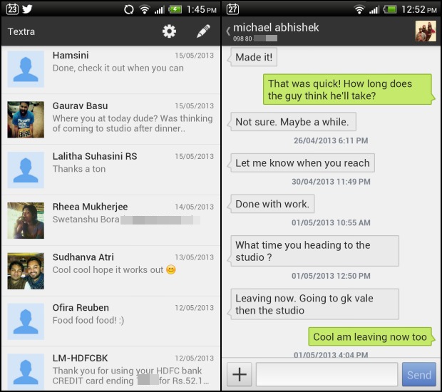 Textra SMS: Messaging App Review - GoAndroid