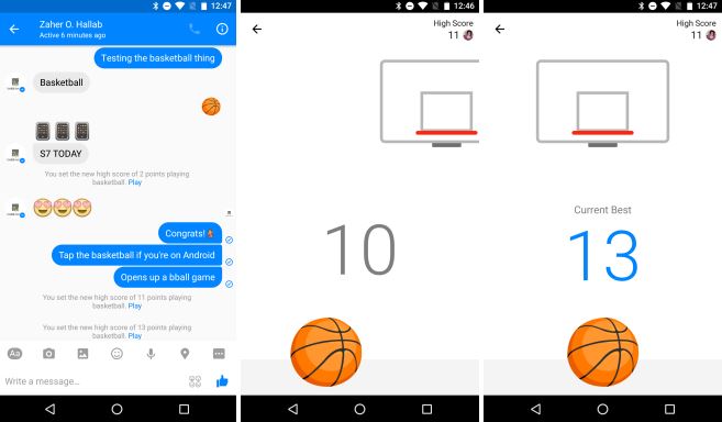Facebook Messenger Introduces a Mini Basketball Hoops Game - GoAndroid