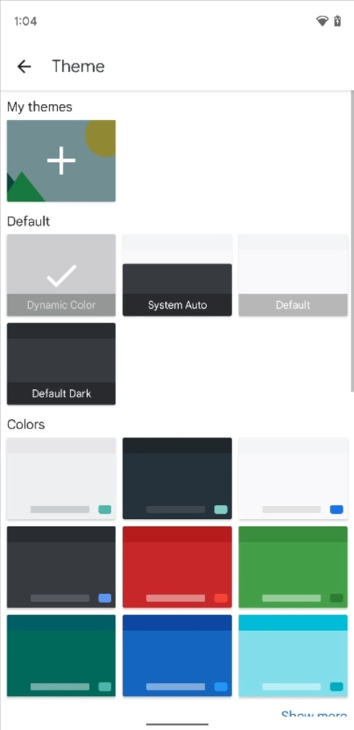 Gboard color theme syncs with the wallpaper on Android 12