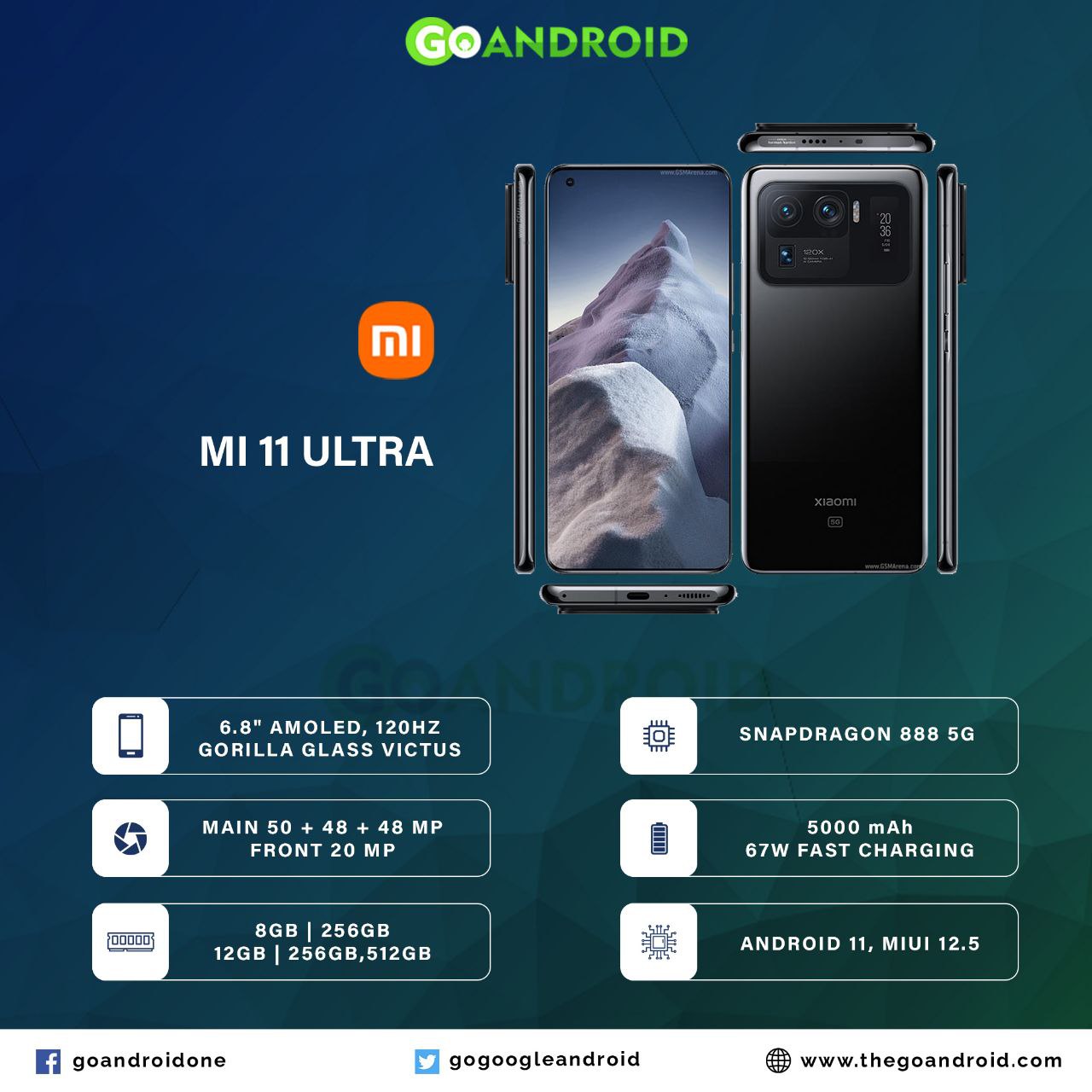 Xiaomi Mi 11 Ultra - Specs, Price, Review and Comparison