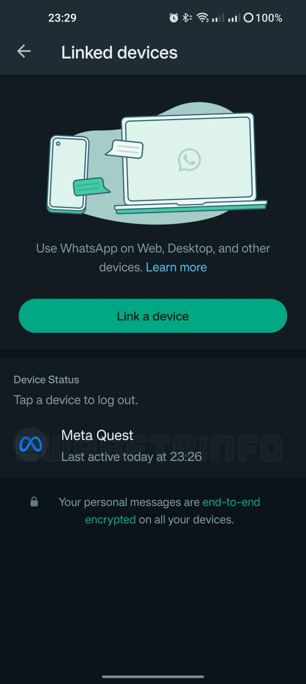 WhatsApp announces Meta Quest-Linked Device compatibility in Beta build